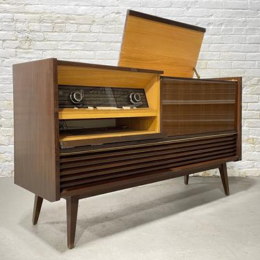 Mid Century Modern TELEFUNKEN STEREO Console / turntable, 1960's ...
