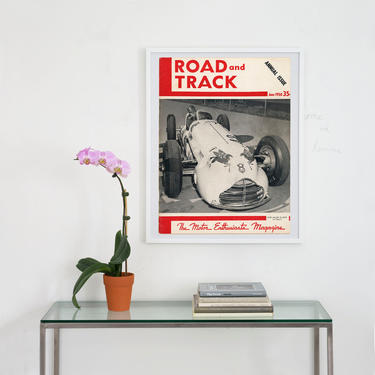 road and track magazine cover archival print, road | Pulp - Holyoke, MA ...