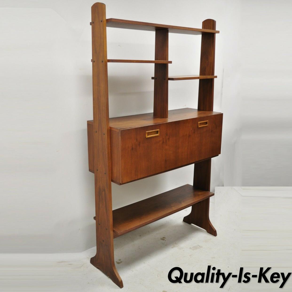 Vintage Mid Century Danish Modern Teak Wall Unit | Quality is Key ...