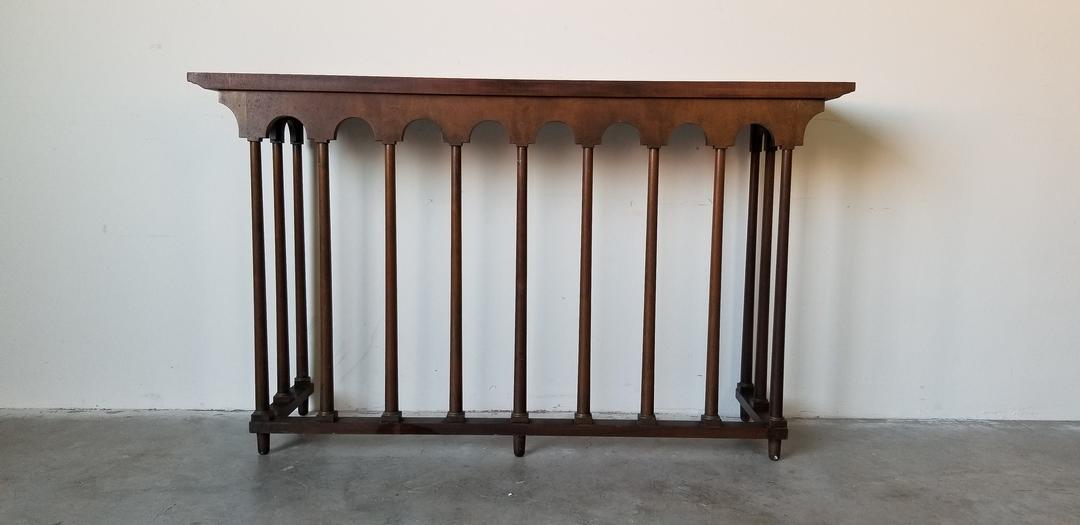 Johnson - Handley Mahogany Wood Console Table | Miami Vintage Decor ...