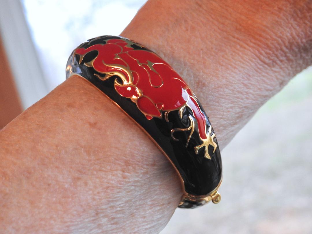 Joan Rivers Never Worn Dragon Cuff | Legendary Beast | U Street ...