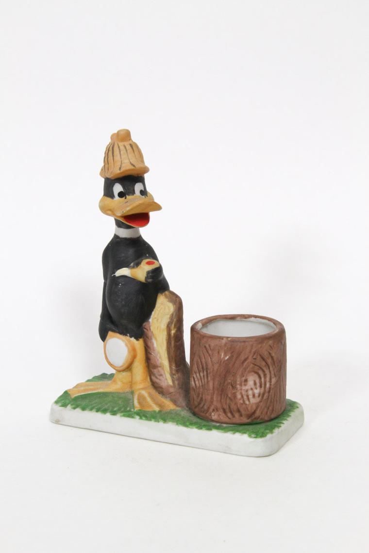 Vintage Daffy Duck Planter Toothpick Holder Figurine, Looney Tunes ...