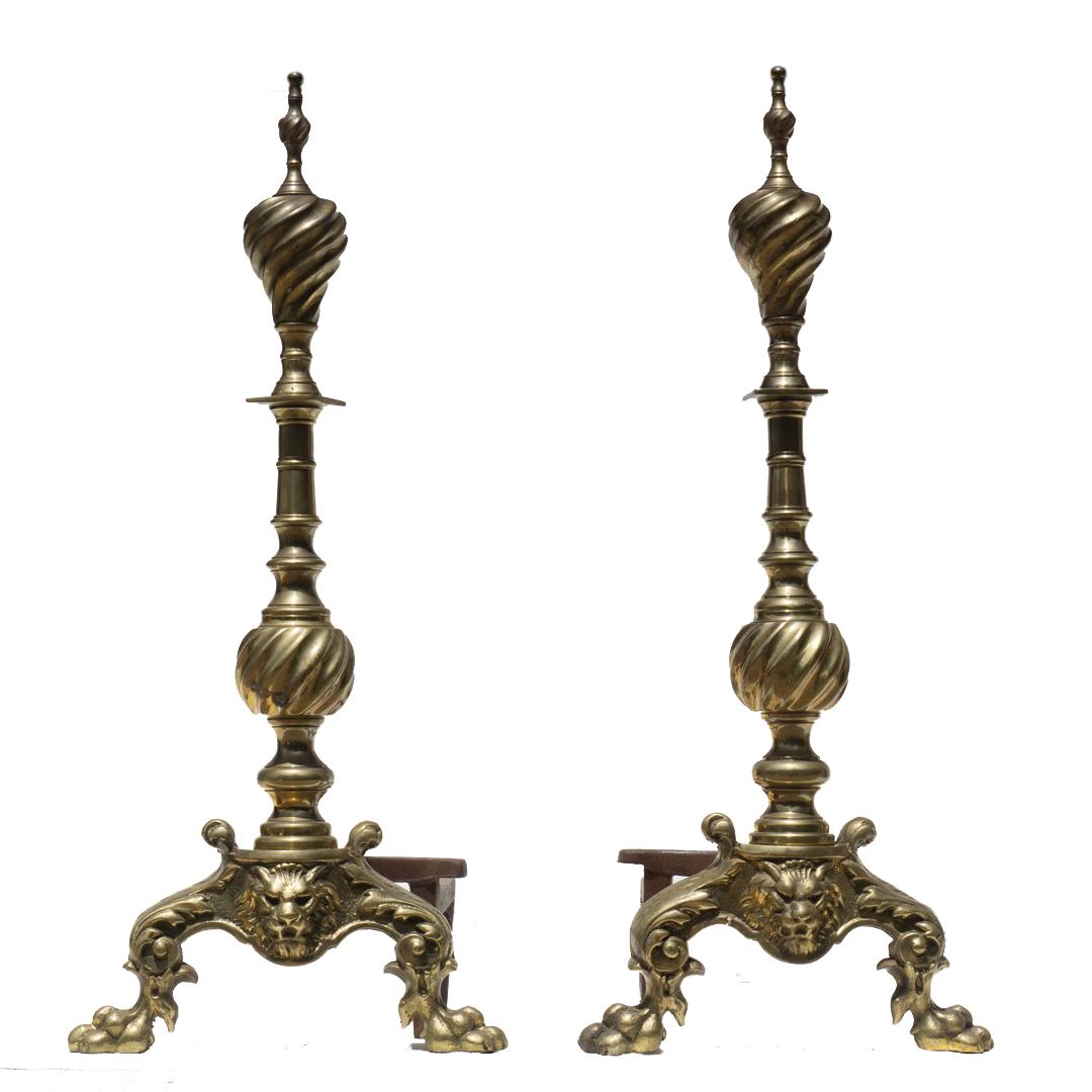 Andirons (Pair) | Vintage House Parts and Radiators | Cheverly, MD