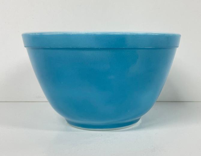 Home & Living Bowls Set of Four Nesting Pyrex Blue Mixing Bowls Kitchen ...
