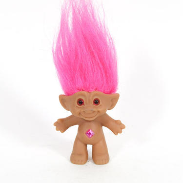 Vintage Treasure Troll, Troll Doll Toy, Jewel Gem Belly, Ace | Vintage ...
