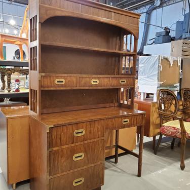 CUSTOMIZABLE Dixie Campaign Desk with Hutch - Item: #8027 | Unique by ...