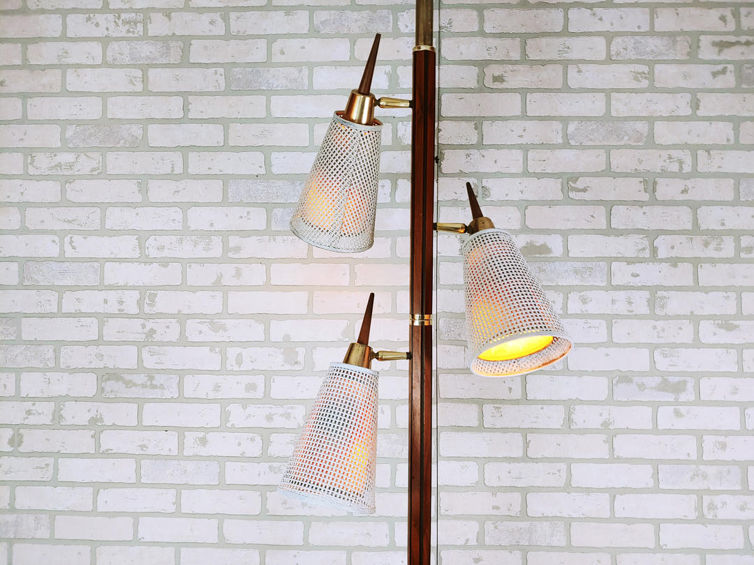 Retro 3 Light Tiki Cone Outer Shades with Inner Diffusers and | Reds ...