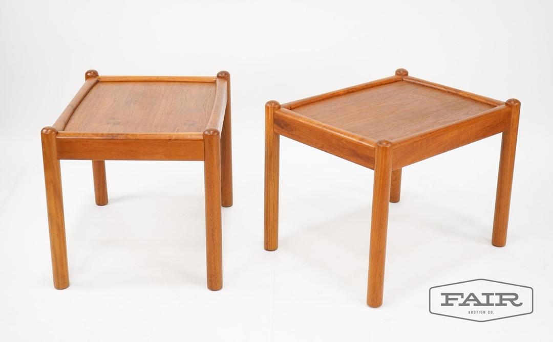Pair of Dixie Teak End Tables | Fair Auction Co | Fort Washington, MD