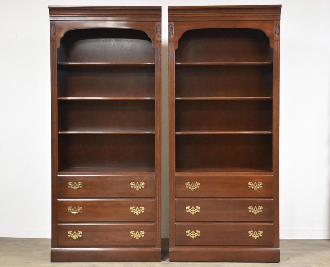 Ethan allen georgian court bookcase store