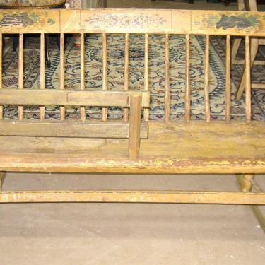 Antique Country Mammy/Nanny Rocking Settee/Bench | Baileywyck Antiques ...