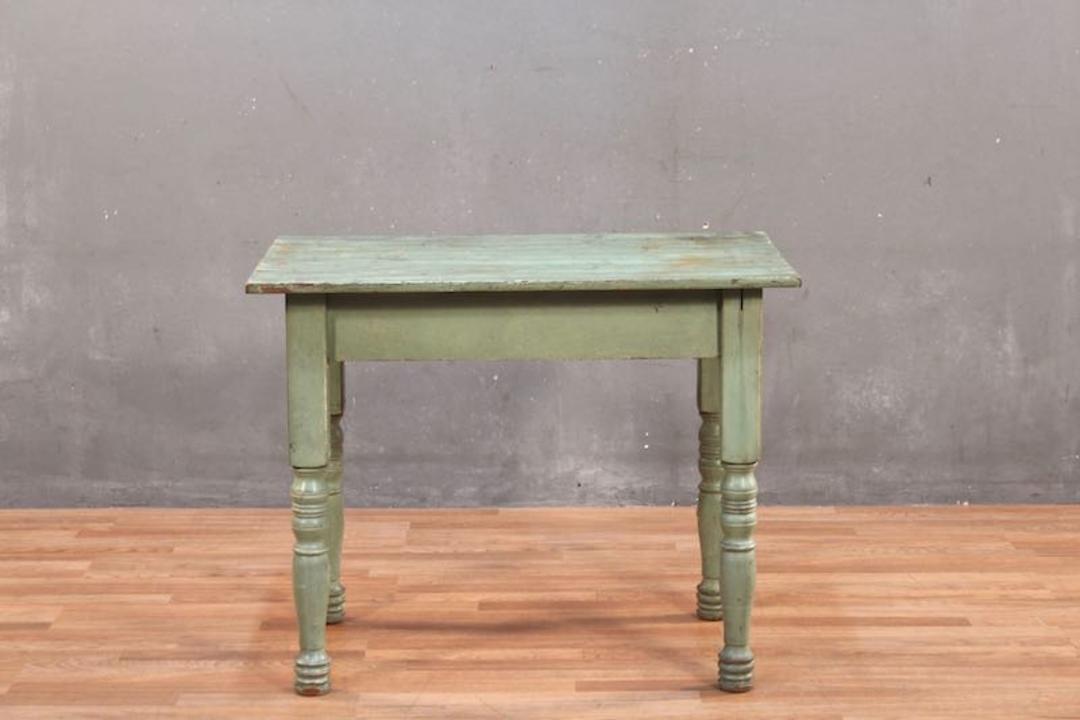 Rustic Patina Green Farm Table | Furnish Green | Midtown Manhattan ...