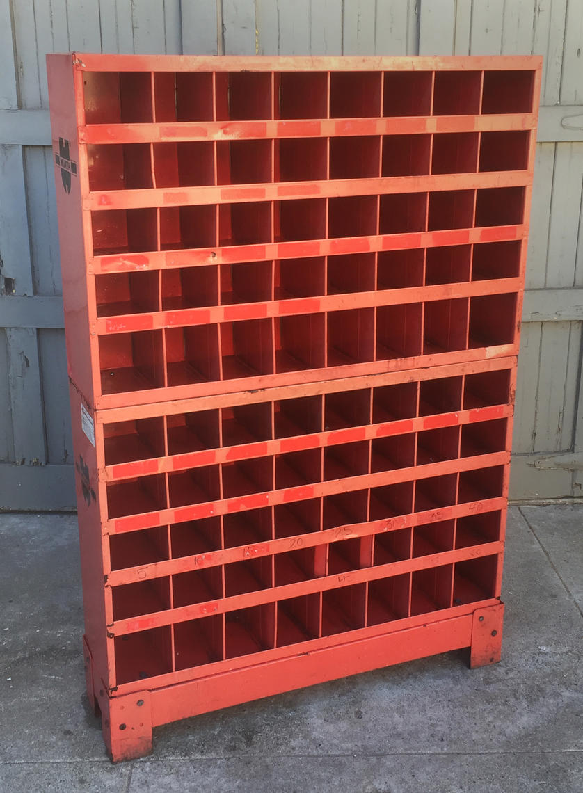 Vintage 80 cubby Wurth parts bin | Vintage Visions | Los Angeles, CA