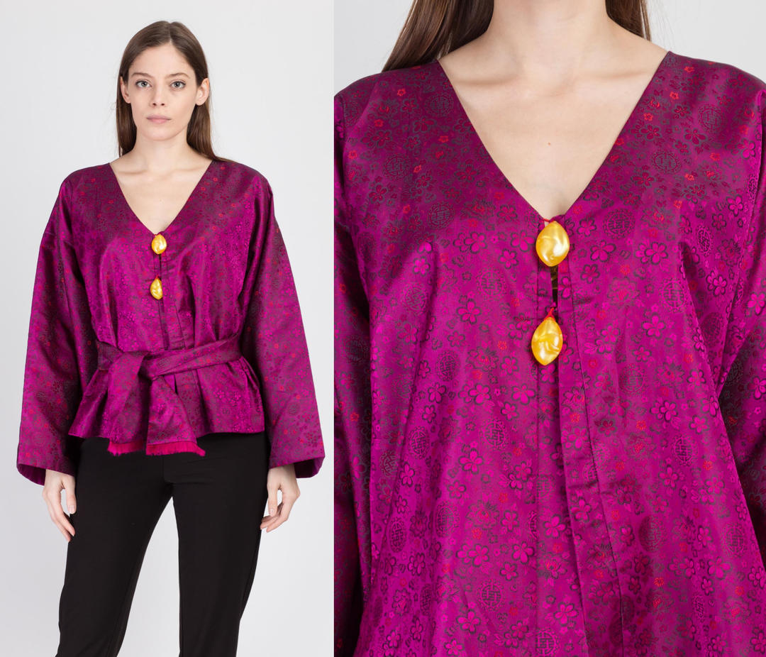 Vintage Korean Traditional Magoja Hanbok Jacket - Extra Large | Boho ...