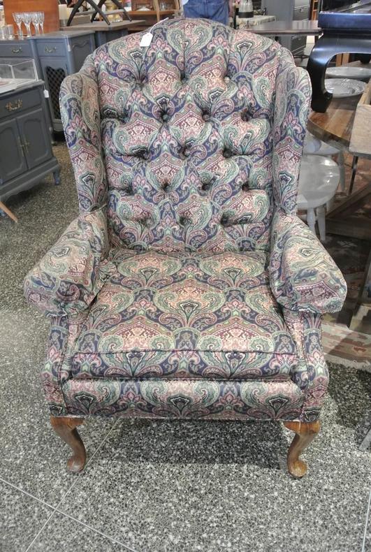 Paisley Wingback Chair. $250 | Miss Pixies | Adams Morgan - Washington, DC