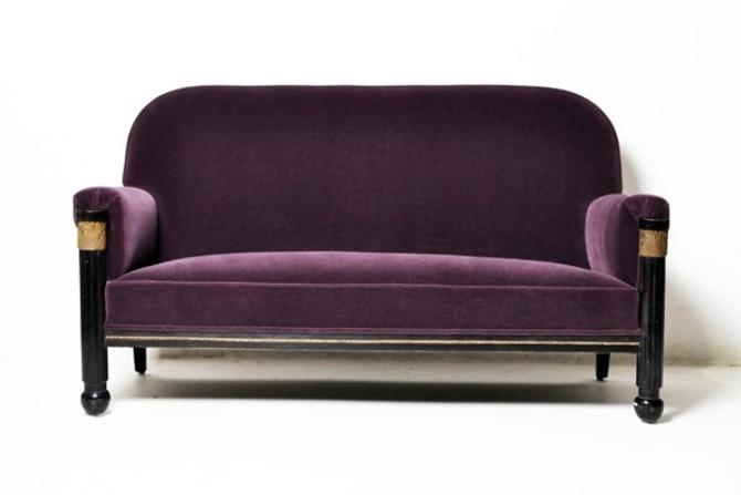 Hungarian Art Deco Settee | The Golden Triangle | Chicago, IL