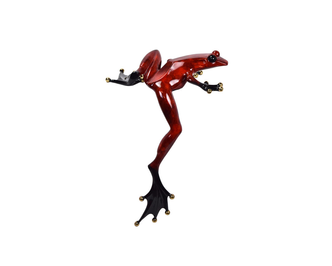 Tim Cotterill Frogman “Willie Jump” Large Limited Edition Bronze Frog ...