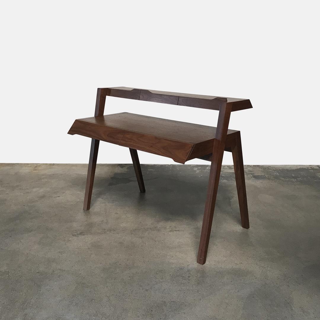 Two-Tier Wooden Desk | Modern Resale | Los Angeles, CA