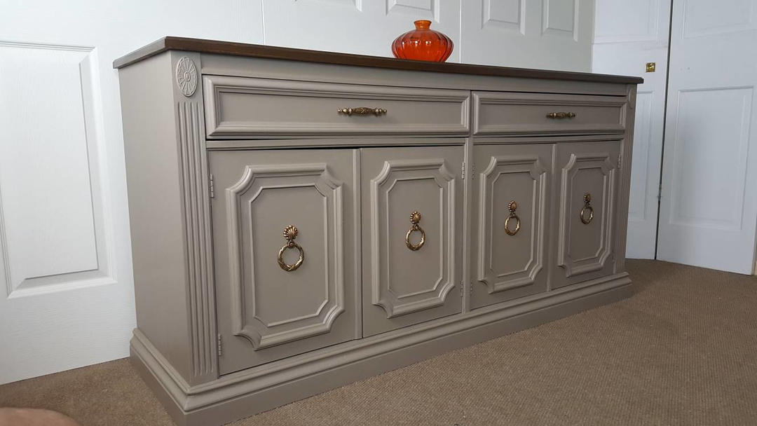 Buffet table / sideboard / two tone credenza by Unique | Unique by Ruth ...