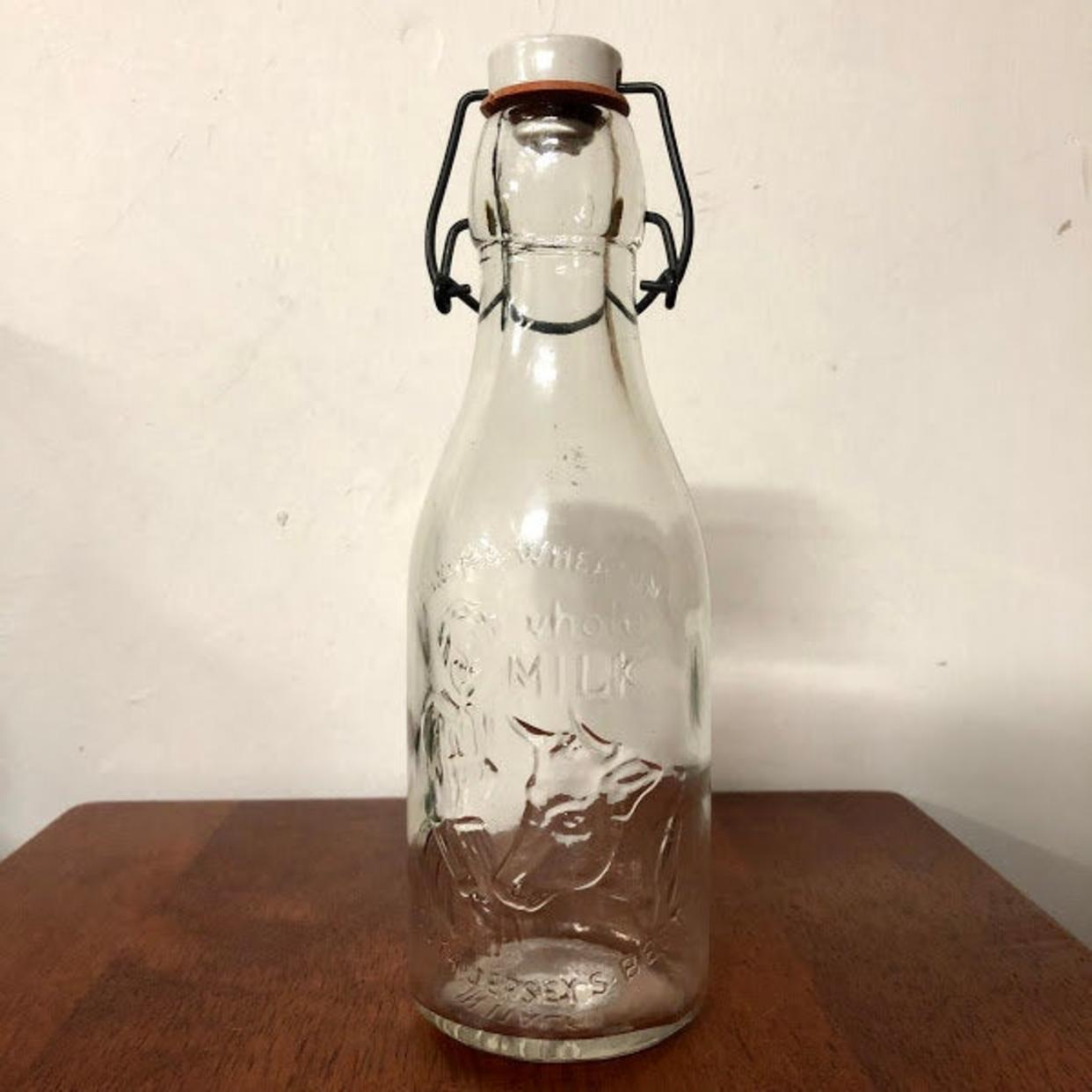 Vintage Grandma Wheatons Whole Milk Glass Bottle Made | Over the Years ...