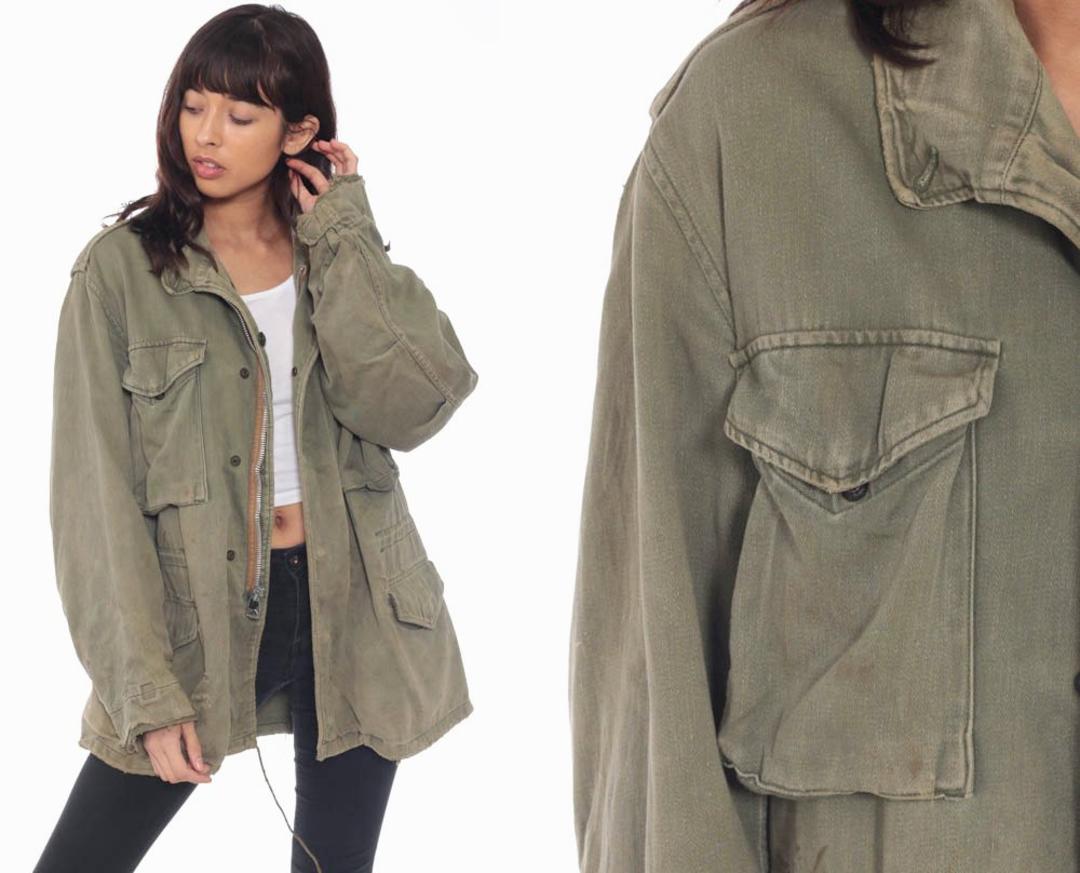 Army Coat Commando Jacket Field Military Jacket 80s Cargo Grunge | Shop ...