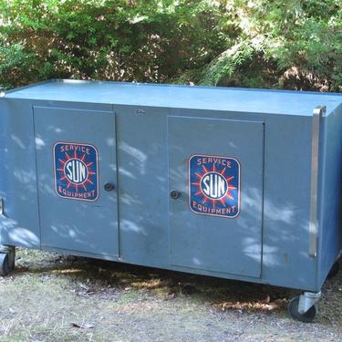 Sun Service Equipment Metal Cabinet Blue Industrial Metal | All Things ...
