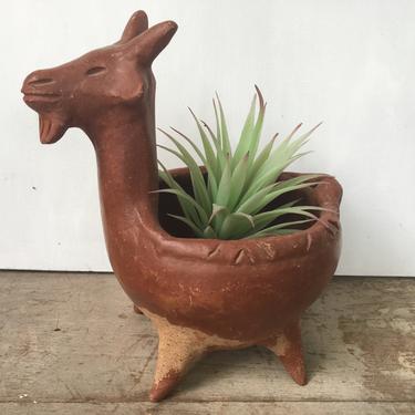 Vintage Terra Cotta Billy Goat Planter, Southwestern, Goat | Luckduck ...