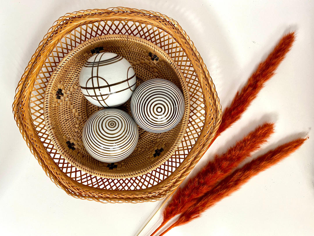 Vintage Ceramic Carpet Balls | Decorative Ceramic Balls | The Brass Fig ...