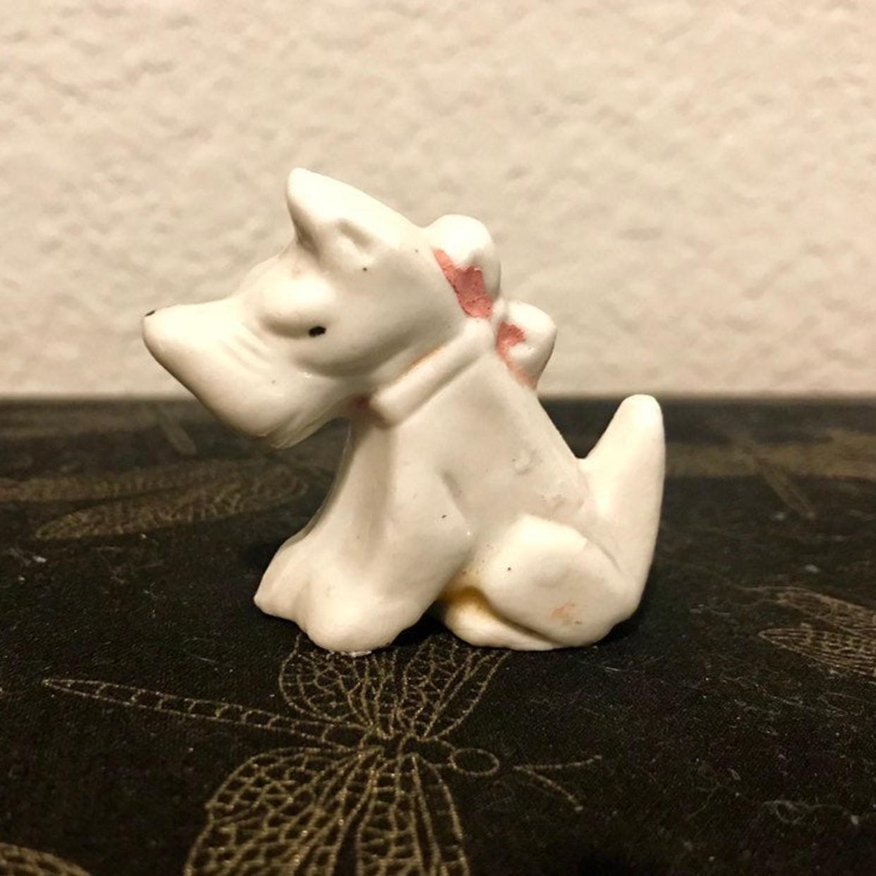 1940sArt Deco Schnauzer Ceramic Dog Figurine | Deborah's Antiques ...