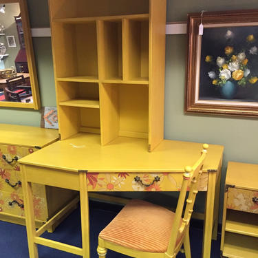 Drexel Whimsy desk with hutch and chair by | Agent Upcycle - Maryland ...