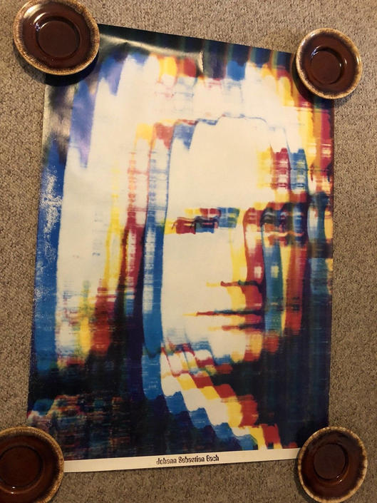 Vintage Johann Sebastian Bach 1970s German Psychedelic Pop Art Poster ...