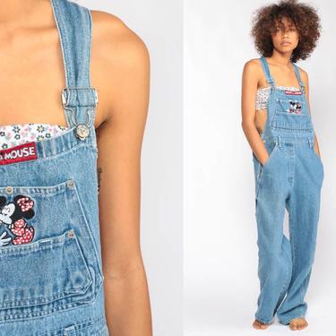 Disney Overalls Mickey & Minnie Mouse Overalls Woman Denim | Shop Exile ...