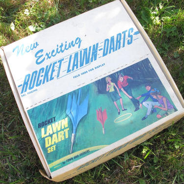 Rocket Lawn Darts Outdoor Lawn Game Vintage Jarts | All Things Abigail ...