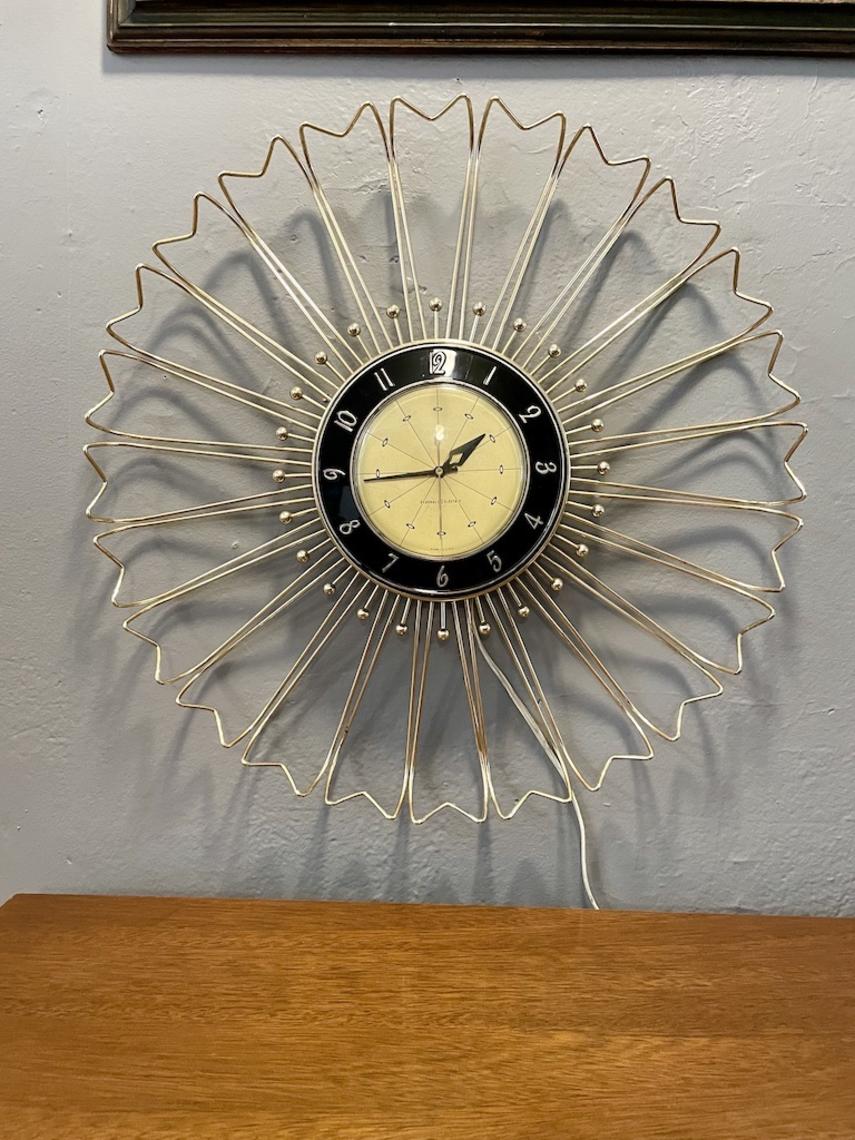 1950s Atomic Wall Clock | Circa | Pittsfield, MA