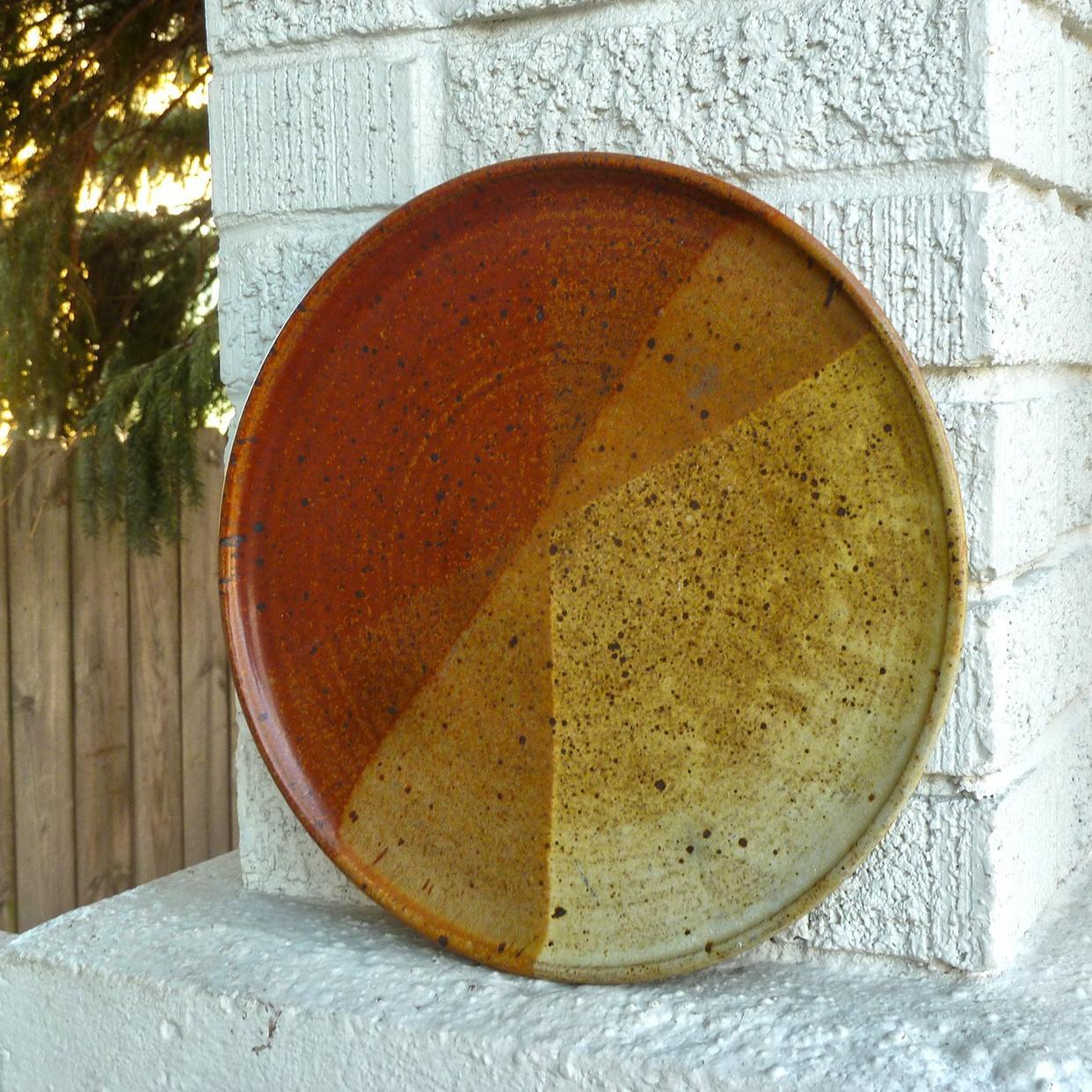 Vintage Studio Pottery Charger Plate or Platter Signed | Fly Times ...