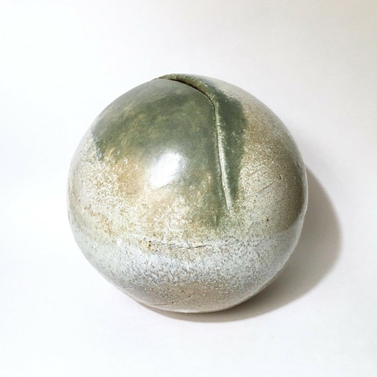 Impressive Modernist Split Form Studio Pottery Ikebana Vase, | Temple ...