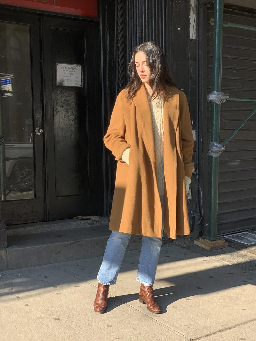 VINTAGE | CASHMERE DUSTER COAT | DUO NYC | East Village - New York, NY