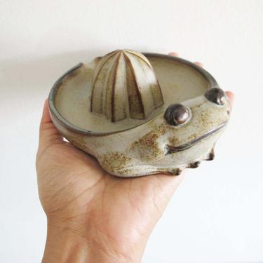 Vintage 70s Ceramic Frog Juicer - UCTCI Japanese | Milk Teeths - Long ...