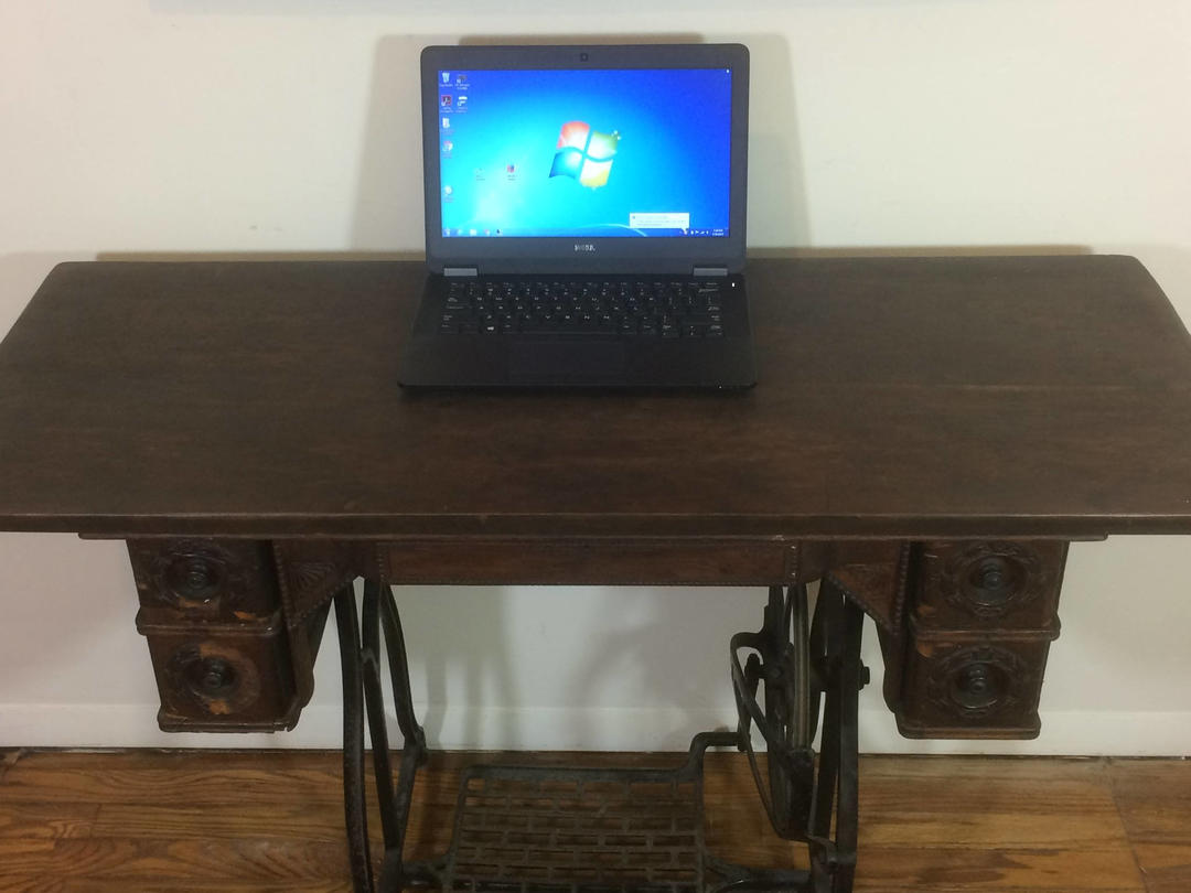 Antique sewing machine desk/console | Souli Design | Philadelphia