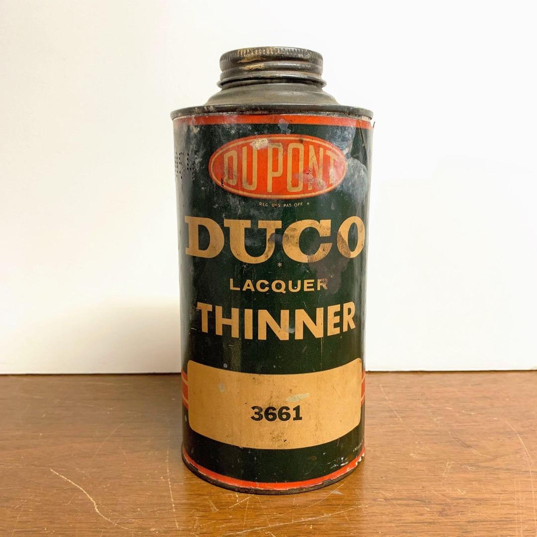 Vintage Dupont Tin Can Duco Lacquer Thinner 3661 | Over the Years ...