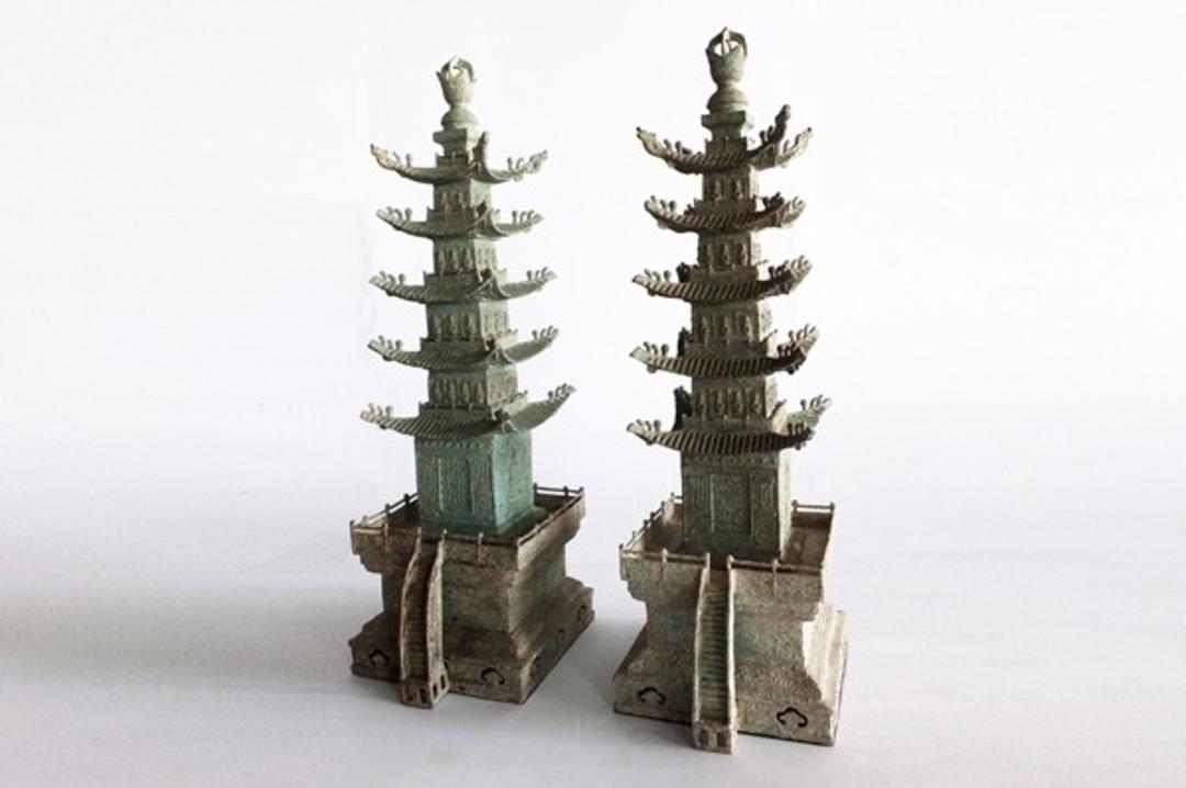 Ming Style Watch Tower Pagoda with Stairs | The Golden Triangle ...