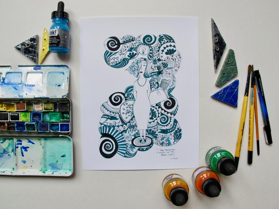 Dr Seuss| I like nonesense, it wakes up my brain | Violet Red Studio ...