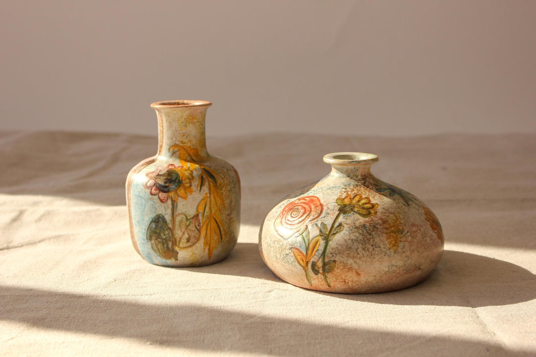 Vintage Modigliani Handmade Hand Painted Pottery Set | Made in Italy ...
