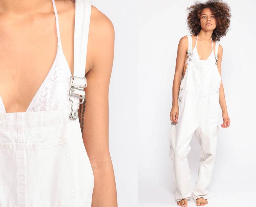 Cotton Overalls Women Gap Overalls 90s Grunge Baggy Suspender Pants ...