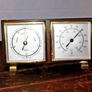 Vintage Barigo Mid Century Modern Desk weather station | MOB Vintage ...