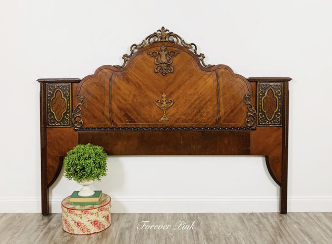 Gorgeous Antique King Size Headboard Forever Pink Glen Mills PA