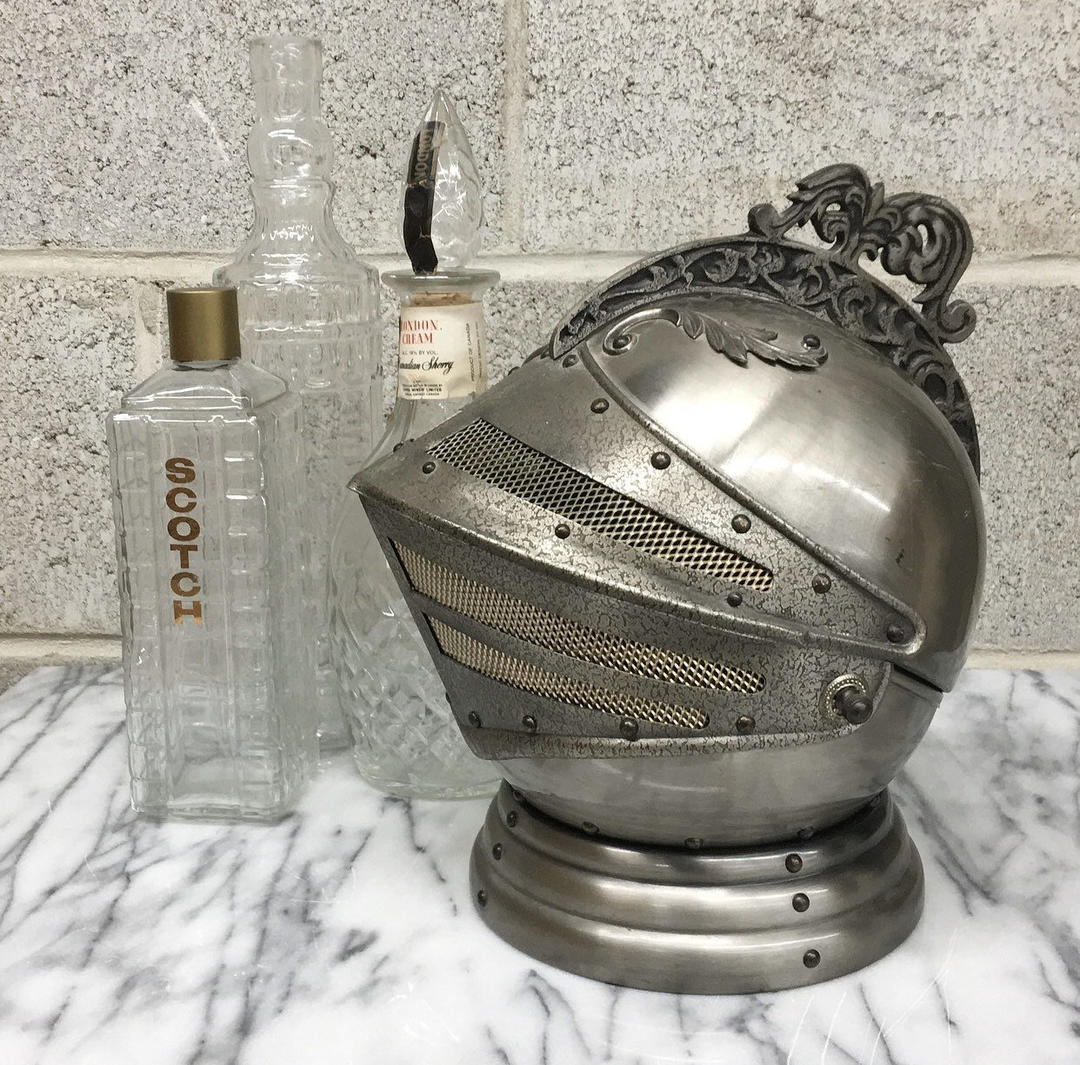 Vintage Decanter Set Retro 1960s Medieval Knight + Mid Century Modern ...