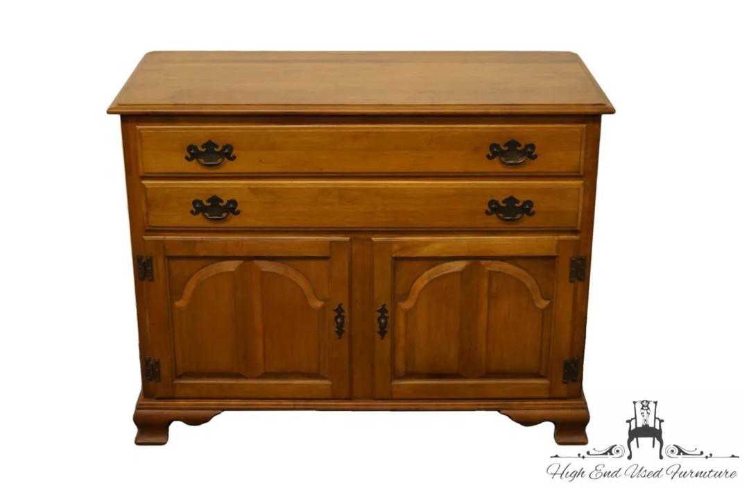 Kling Colonial Solid Genuine Hard Rock Maple 44" Server Buffet 1005 ...