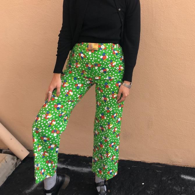 60's Flower Power Pants | La Loupe Vintage | San Diego, CA