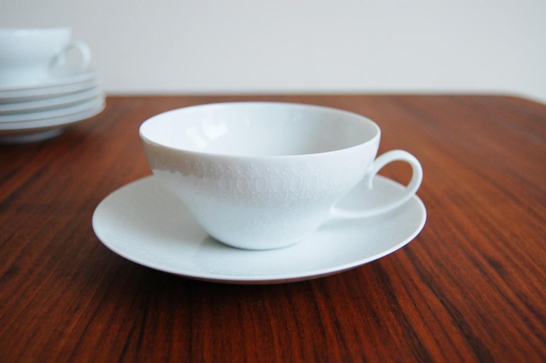 Rosenthal Studio Line Romance Porcelain Teacup and Saucer Large All ...