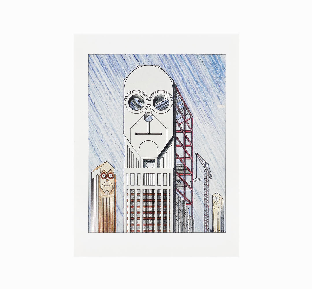 1991 Louis Hellman Postcard Philip Johnson Architect Archi-Têtes ...